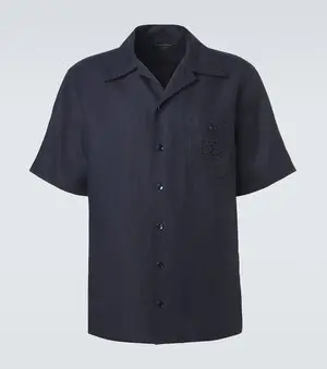 Dolce & Gabbana Linen Shirt - Blue
