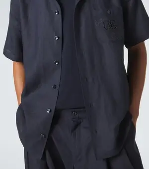 Dolce & Gabbana Linen Shirt - Blue