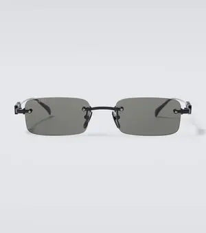 Gucci Gold Tone Eyewear For Men