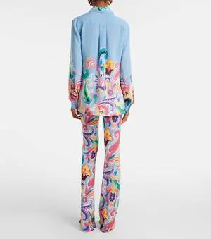 Etro Printed Satin Shirt