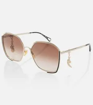 Chloé Symbols Square Sunglasses