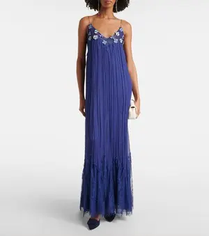 Costarellos Kenda Embellished Maxi Dress