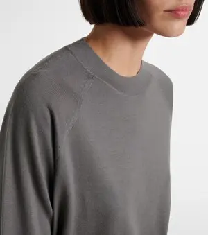 Dries Van Noten Merino Wool Top - Grey