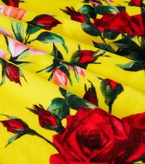 Dolce & Gabbana Cotton Beach Towel - Yellow