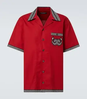 Dolce & Gabbana Bandana Cotton Bowling Shirt