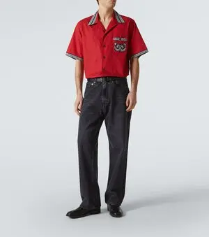 Dolce & Gabbana Bandana Cotton Bowling Shirt