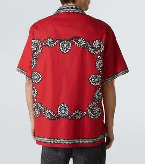 Dolce & Gabbana Bandana Cotton Bowling Shirt