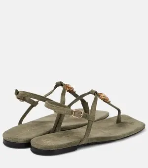 Dorothee Schumacher Suede Thong Sandals