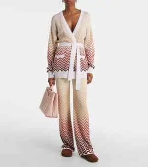 Missoni Zigzag Cotton-blend Flared Pants - Multicoloured