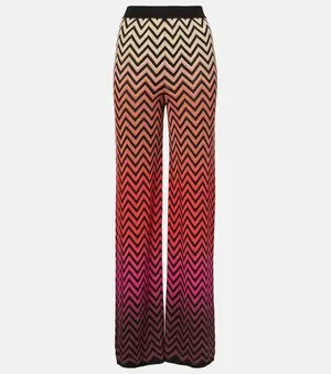 Missoni Zigzag Cotton-blend Palazzo Pants - Multicoloured