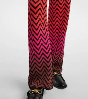 Missoni Zigzag Cotton-blend Palazzo Pants - Multicoloured
