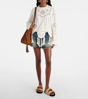 Isabel Marant Lennyo Raffia Sandals