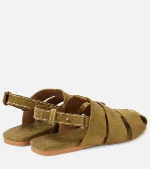 JW Anderson Leather Sandals - Green