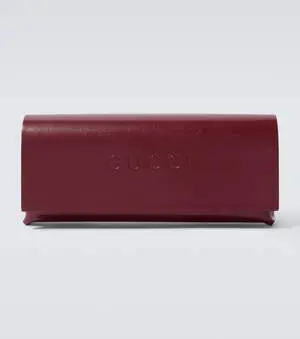Gucci Gg Rectangular Sunglasses - Green