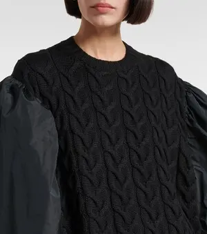 Max Mara Ancella Knitted Wool Mini Dress
