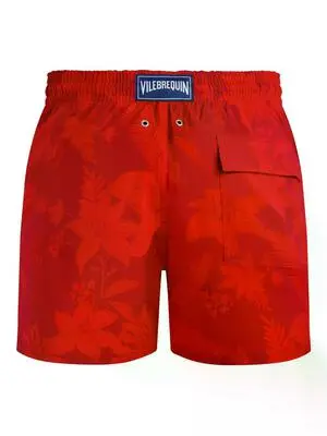 Vilebrequin Flower Power Swim Shorts - Red