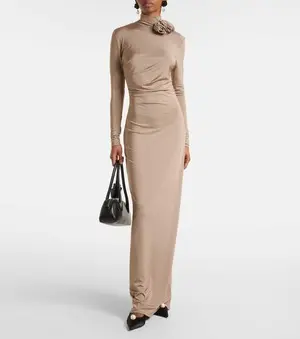 Magda Butrym Floral Appliqué Gown