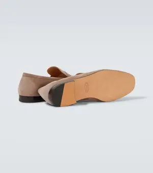 TOD'S Suede Loafers - Beige