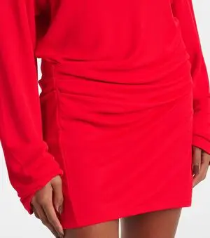 Jacquemus La Croisiere Open-back Jersey Minidress - Red