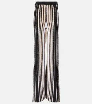 Missoni Striped Cotton-blend Straight Pants