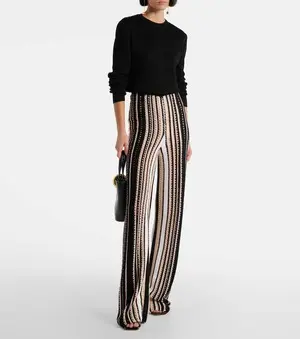 Missoni Striped Cotton-blend Straight Pants