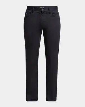Giorgio Armani Giorgio Armani 5-Pocket Stretch Cotton Pants - Blue Navy