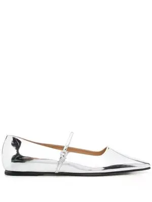 Dear Frances Mary Jane Ballerinas - Silver