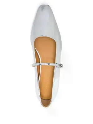 Dear Frances Mary Jane Ballerinas - Silver
