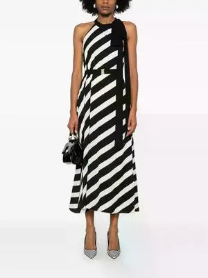 NISSA Striped Midi Dress