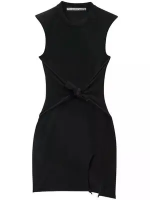 Alexander Wang Knotted-waist Mini Dress