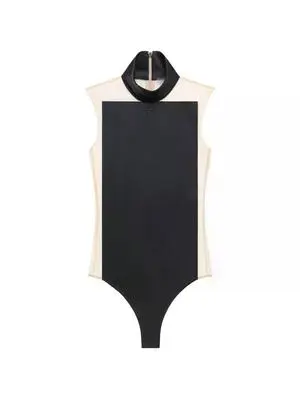COURREGES Illusion Bodysuit - Black