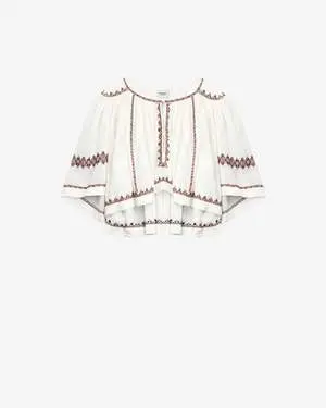 MARANT ETOILE Felicity Embroidered Top