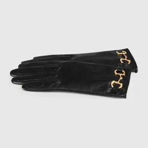 Gucci Leather Gloves With Horsebit