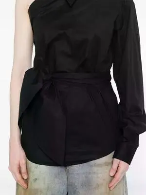 Moschino Asymmetric Shirt - Black