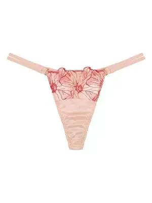 FLEUR OF ENGLAND Strap Thong - Pink