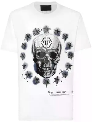 Philipp Plein Skull-print T-shirt - White