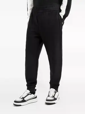 Armani Exchange Elastic-waist Cotton Track Pants