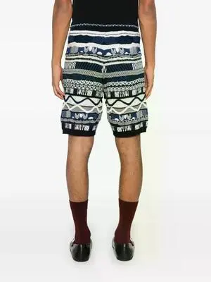 LANEUS Knitted Bermuda Shorts