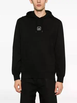 C.P. COMPANY Graphic Print Hoodie - Black