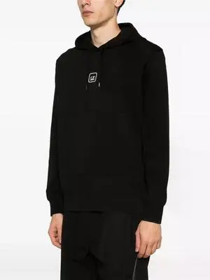 C.P. COMPANY Graphic Print Hoodie - Black