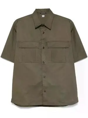 C.P. COMPANY Logo-patch Cotton Shirt