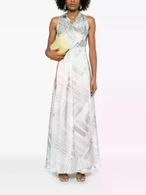 Kiton Abstract-print Maxi Dress