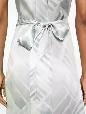 Kiton Abstract-print Maxi Dress