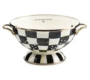 MACKENZIE-CHILDS Courtly Check Large Colander - One-color