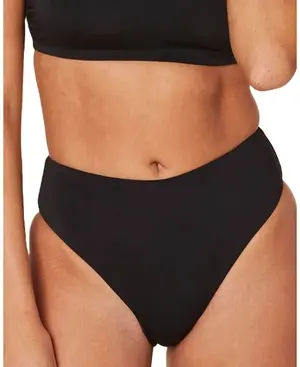 ANDIE 90s High Waisted Cheeky Bikini Bottom - Oxford
