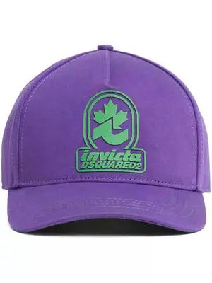 Dsquared2 Logo Appliqué Baseball Cap - Purple