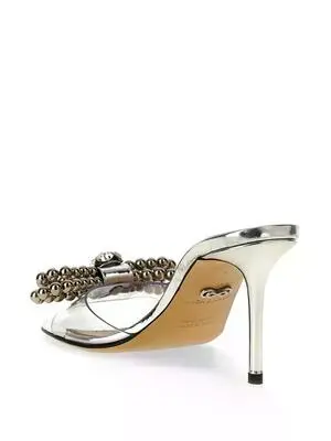 Mach & Mach 85mm Stud Bow Sandals
