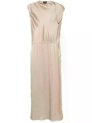 Giorgio Armani Tie-shoulder Gown