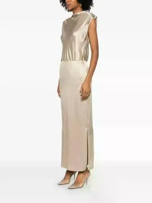 Giorgio Armani Tie-shoulder Gown