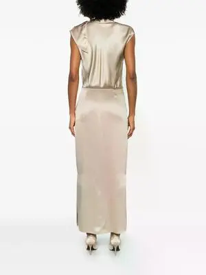 Giorgio Armani Tie-shoulder Gown